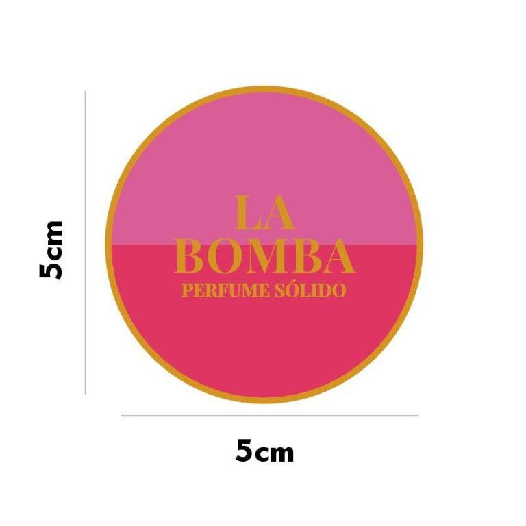 Vinil Metalic - La Bomba - Perfume Sólido - 5cm diam - 10 unid - Loja ...